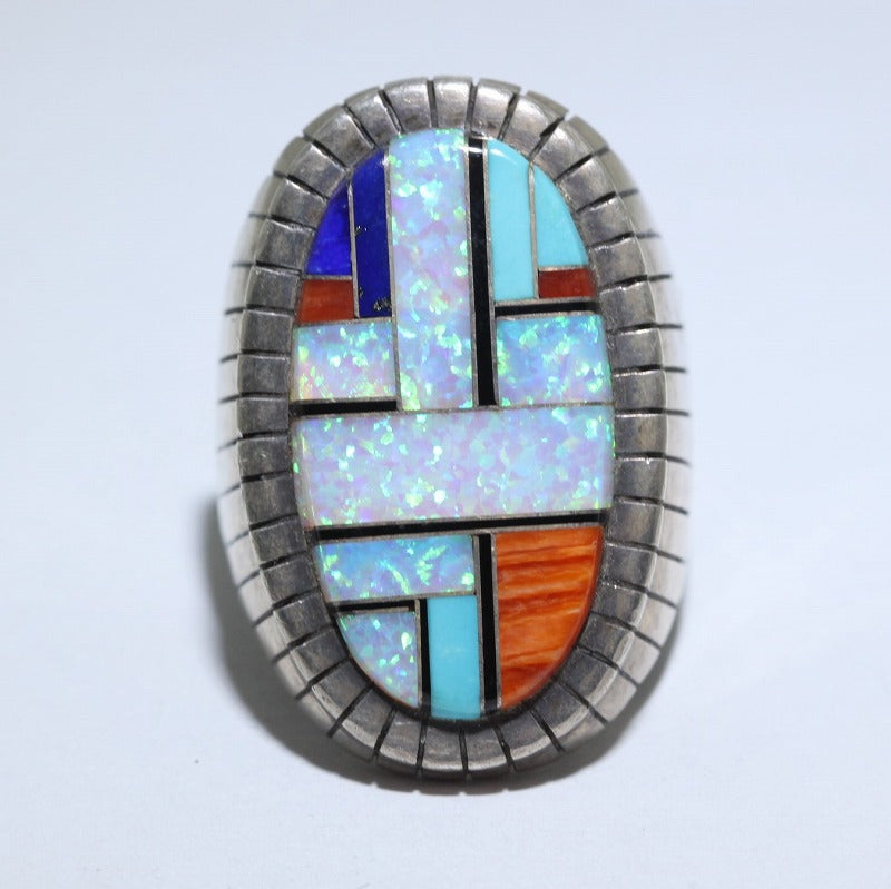Inlay Zuni ring – MALAIKA worldwide store