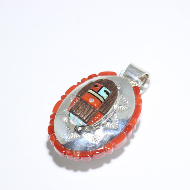 Inlay Sunface Pendant by Wilbert Manning – MALAIKA worldwide store