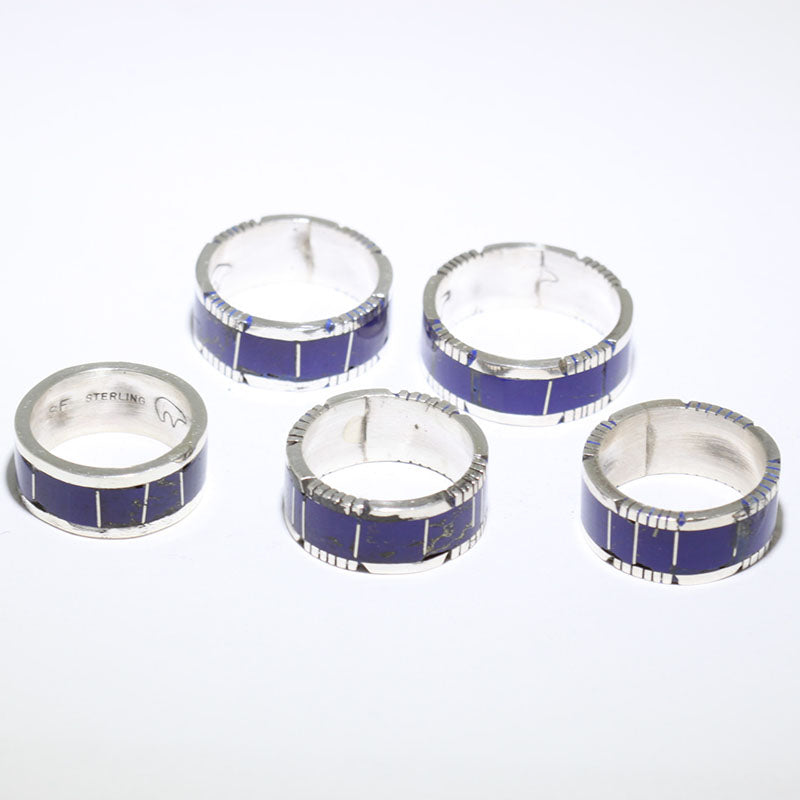 Lapis Inlay Ring by Steve Francisco – MALAIKA worldwide store