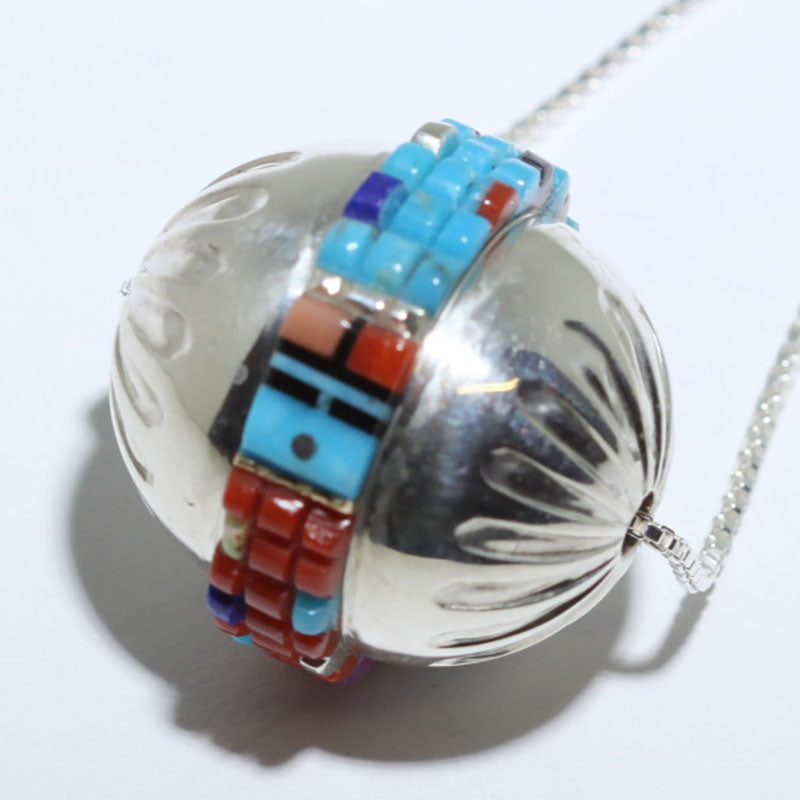 Inlay Sphere Necklace by Wilbert Manning – MALAIKA worldwide store